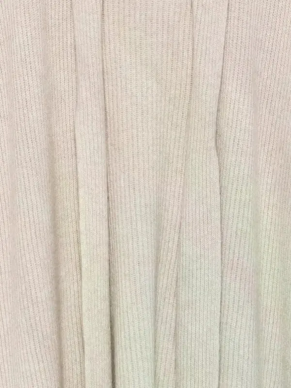 D.exterior Ribbed-knit Cashmere Cardigan