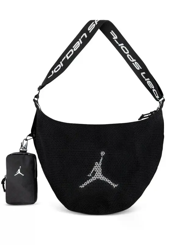 JORDAN Logo-detail Shoulder Bag - Black