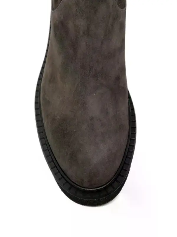 GUGLIELMO ROTTA Suede Rear-zip Boots