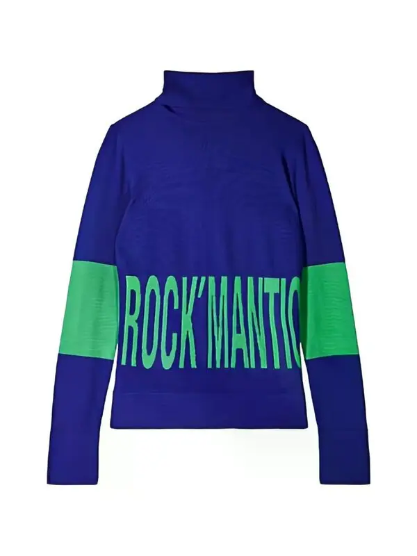 Patrizia Pepe Colour-block Intarsia-knit Sweater