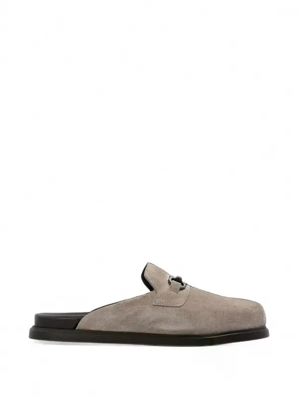 FERRAGAMO Gancini Ornament Mule - Neutrals