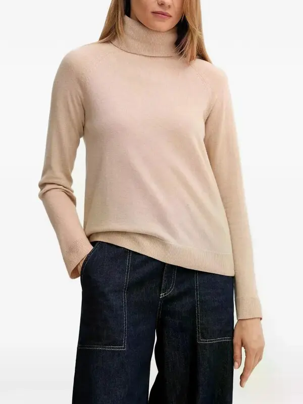 BENETTON Roll-neck Raglan-sleeve Sweater