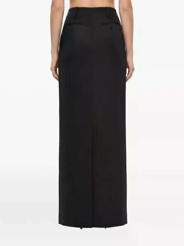 SITUATIONIST Belt-loops Maxi Pencil Skirt