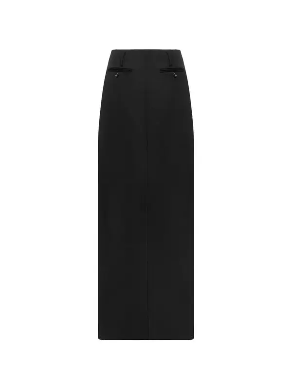 SITUATIONIST Belt-loops Maxi Pencil Skirt