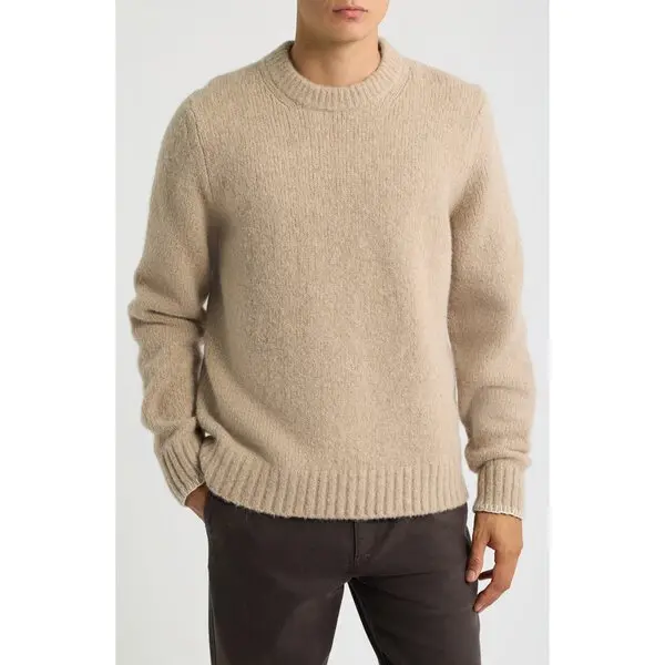Vince Whipstitch Alpaca Blend Crewneck Sweater