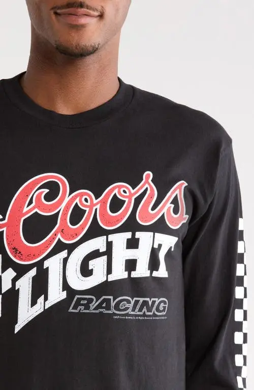SCREEN STARS BEST Coors Light Long Sleeve Graphic T-shirt