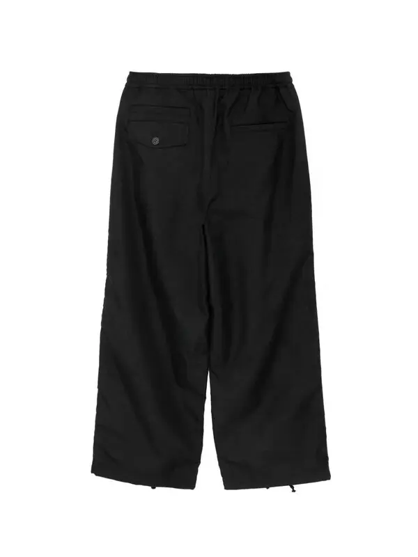 Comme Des Garçons Elasticated Drawstring-cuff Trousers