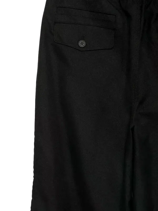 Comme Des Garçons Elasticated Drawstring-cuff Trousers