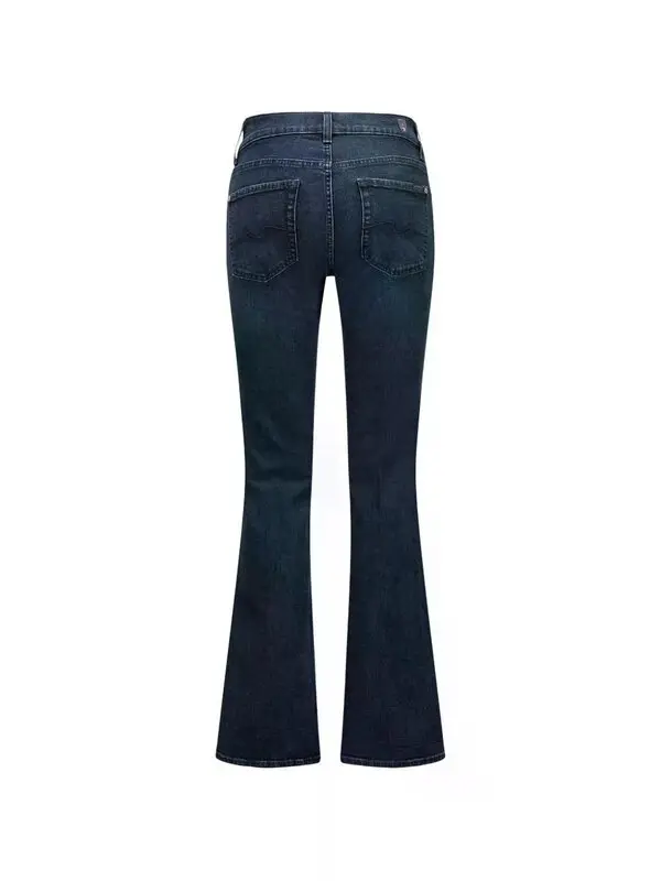 7 For All Mankind Faded Flared Jeans