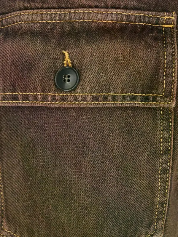 TRUE AVENUE Faded Wide-leg Jeans
