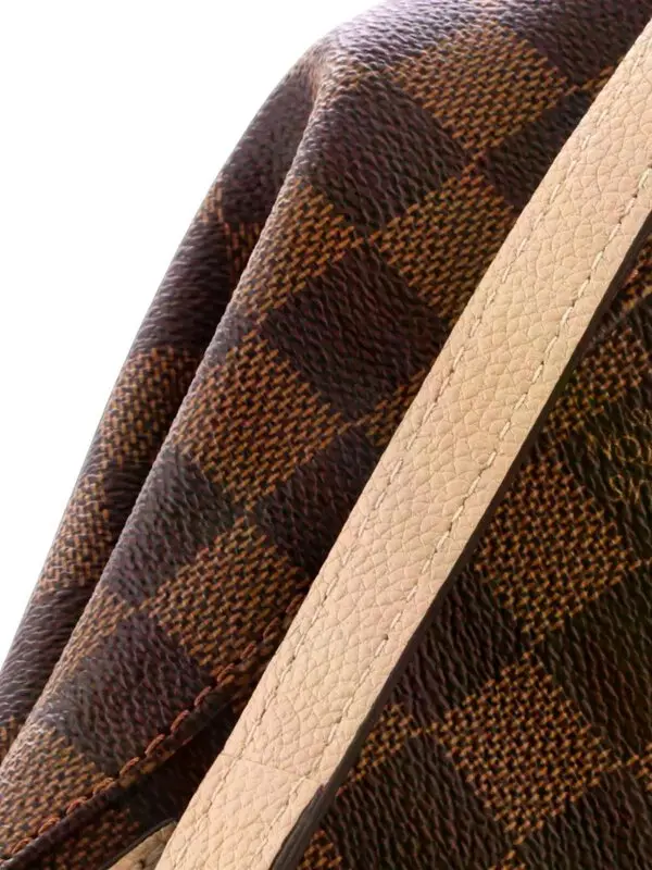 LOUIS VUITTON Clapton Damier And Leather Backpack - Neutrals