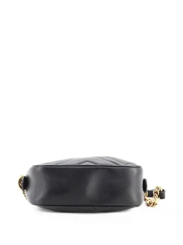 Gucci Gg Marmont Shoulder Bag Matelasse Leather Mini Crossbody Bag