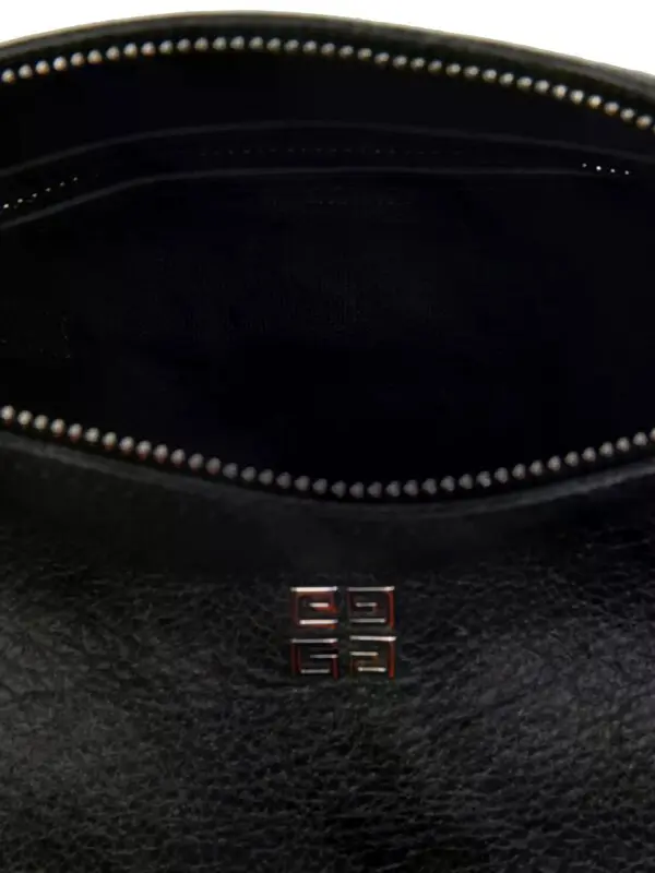 Givenchy 2000-2026 Mini Soft Grained Calfskin Pandora Crossbody Bag - Black