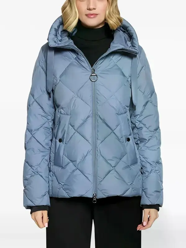 BETTY BARCLAY Quilted Hooded Jacket