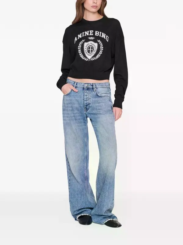 ANINE BING Mia Sweater Charcoal
