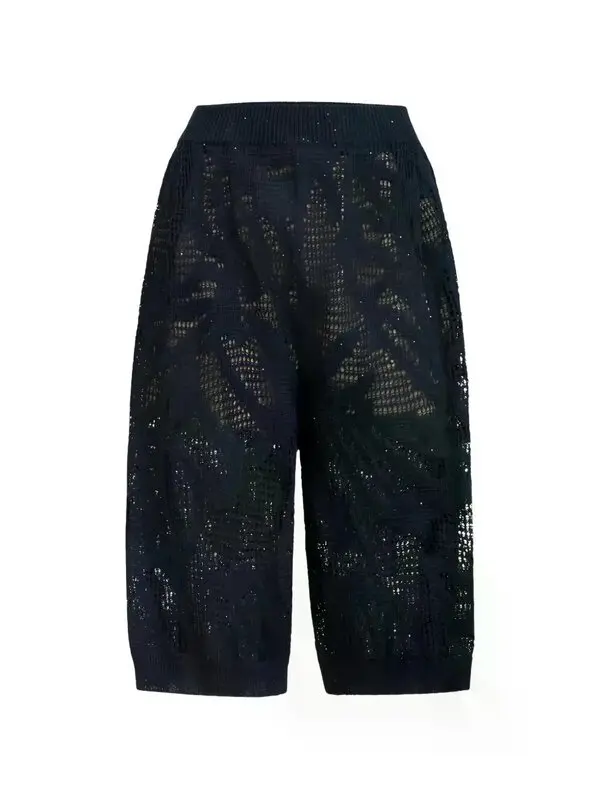 Brunello Cucinelli Crochet-knit Shorts