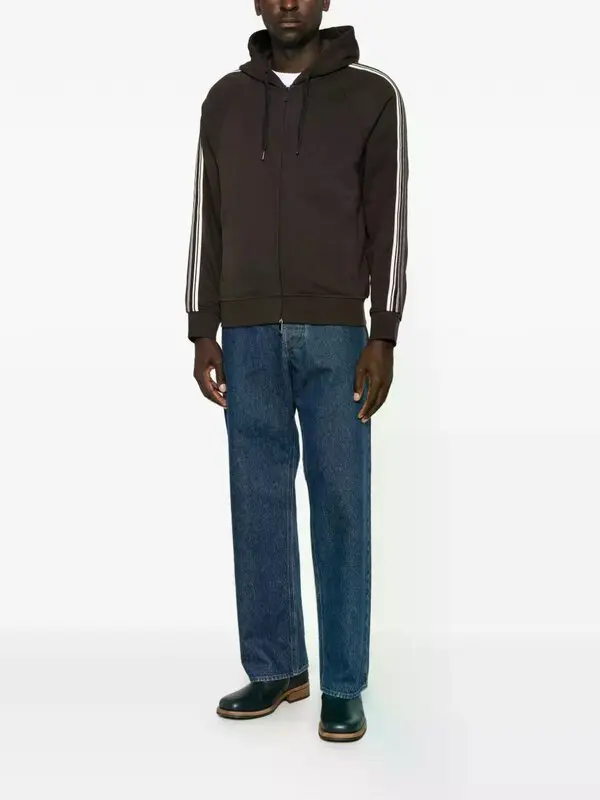Emporio Armani Side-stripe Raglan-sleeve Hoodie