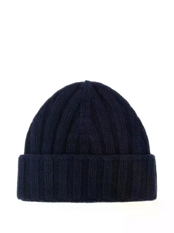 LARMERI STUDIO Ribbed-knit Beanie Hat