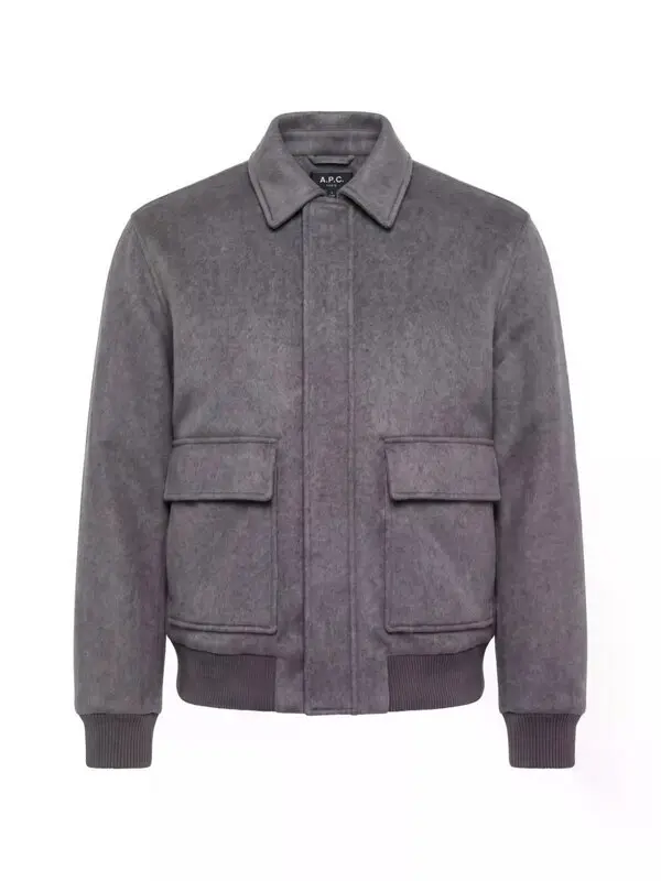 Peserico Concealed-fastening Flap-pocket Jacket - Grey