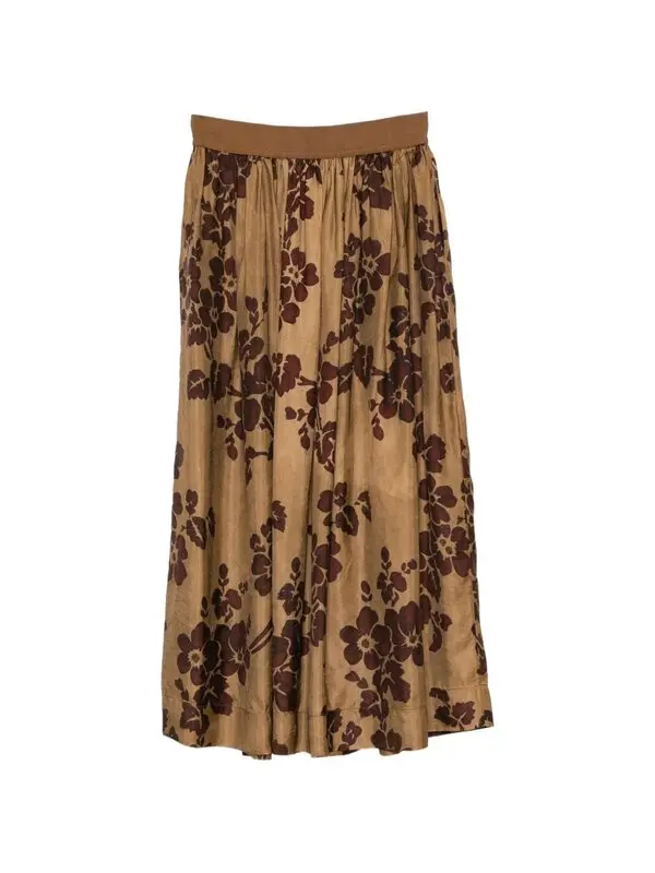 UMA WANG Gillian Printed Long Skirt