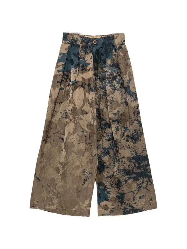 UMA WANG Poetic Linen Blend Trousers