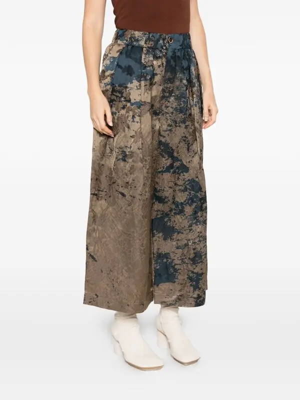 UMA WANG Poetic Linen Blend Trousers