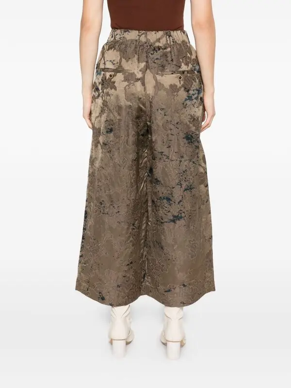 UMA WANG Poetic Linen Blend Trousers