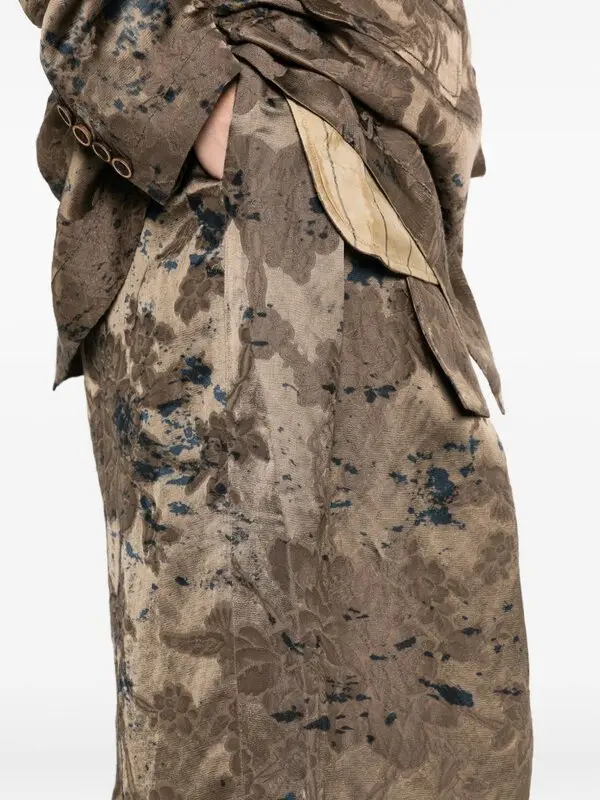 UMA WANG Poetic Linen Blend Trousers