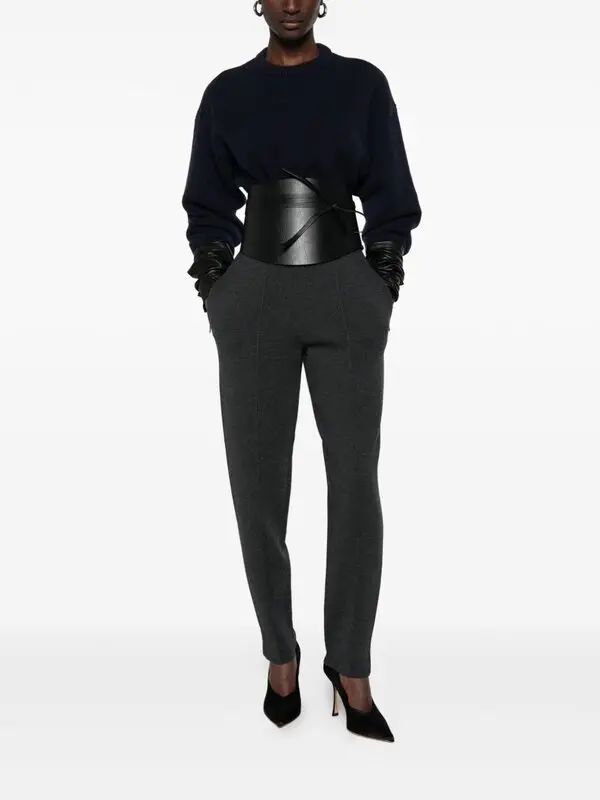 Alaïa Wool Tapered Trousers