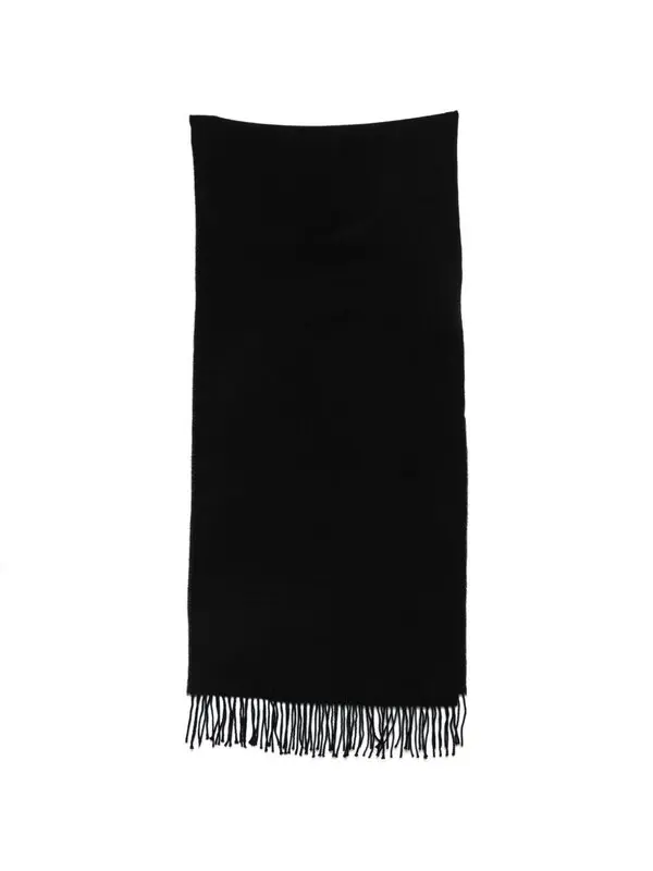 Emporio Armani Wool Hooded Scarf - Black