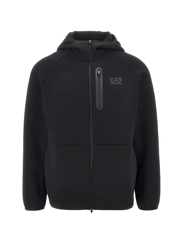 EA7 Logo Zipped Sweatshirt