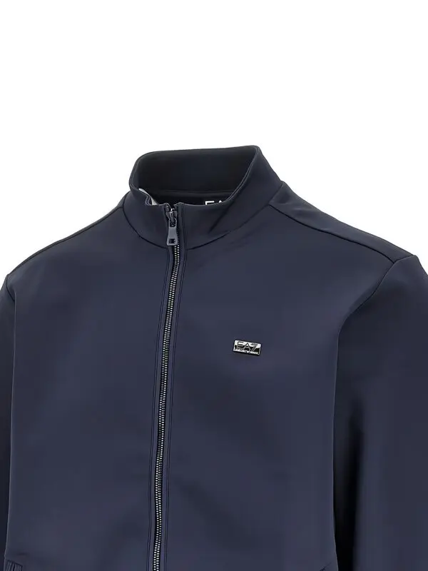 EA7 Logo Zipped Sweatshirt