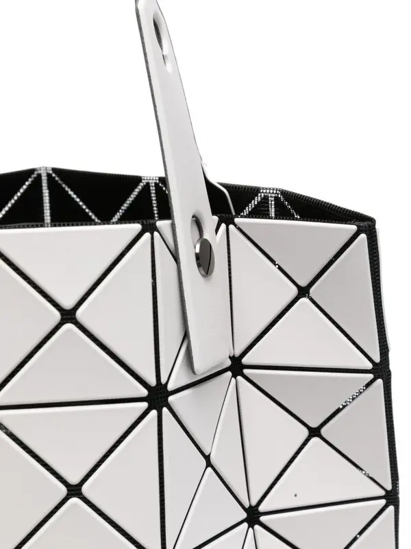 BAOBAO ISSEY MIYAKE Lucent Matte Medium Tote Bag - Grey
