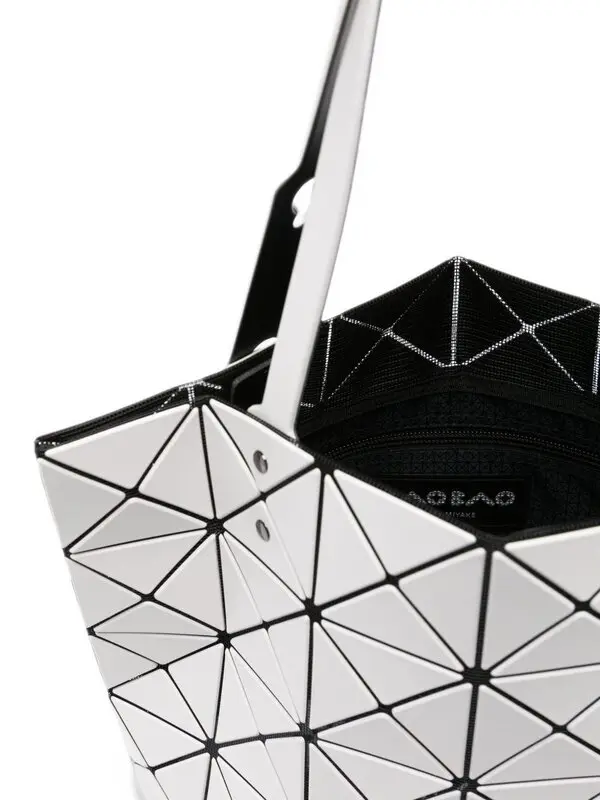 BAOBAO ISSEY MIYAKE Lucent Matte Medium Tote Bag - Grey