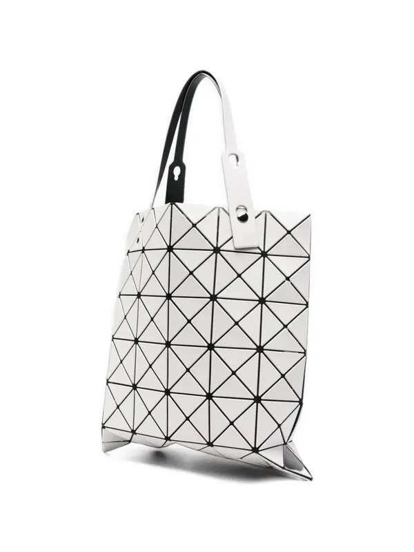 BAOBAO ISSEY MIYAKE Lucent Matte Medium Tote Bag - Grey