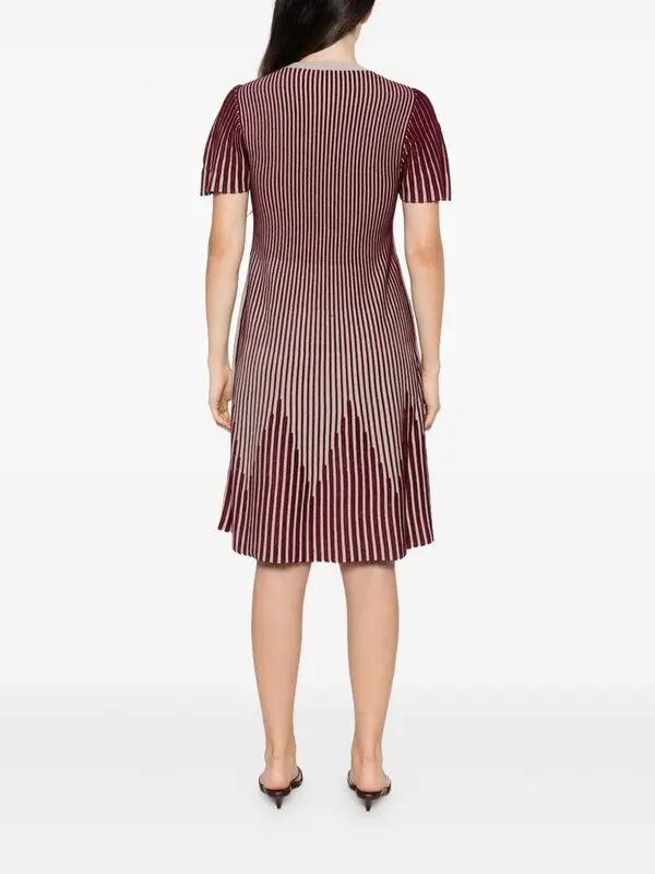 Emporio Armani Striped Midi Dress