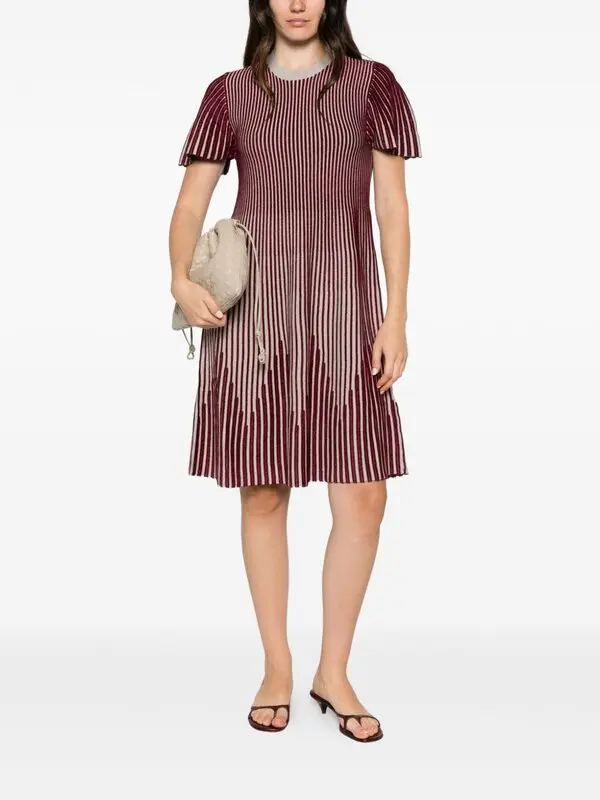 Emporio Armani Striped Midi Dress