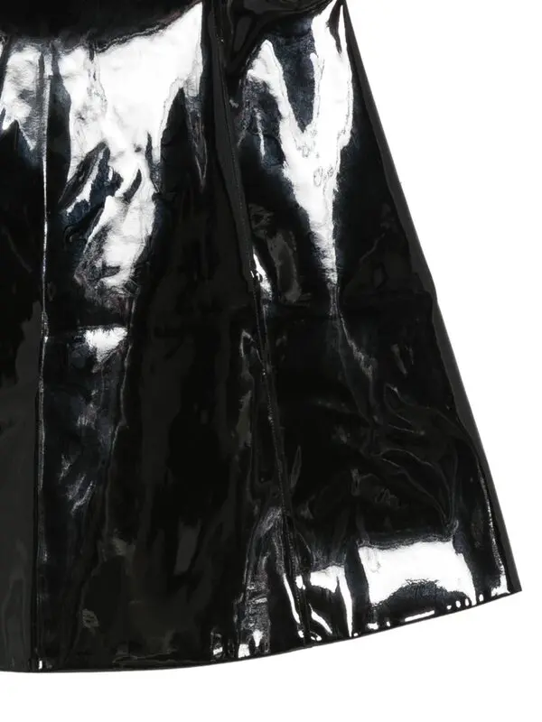 Emporio Armani Patent Short Skirt