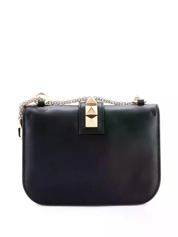 Valentino Garavani Glam Lock Leather Small Shoulder Bag