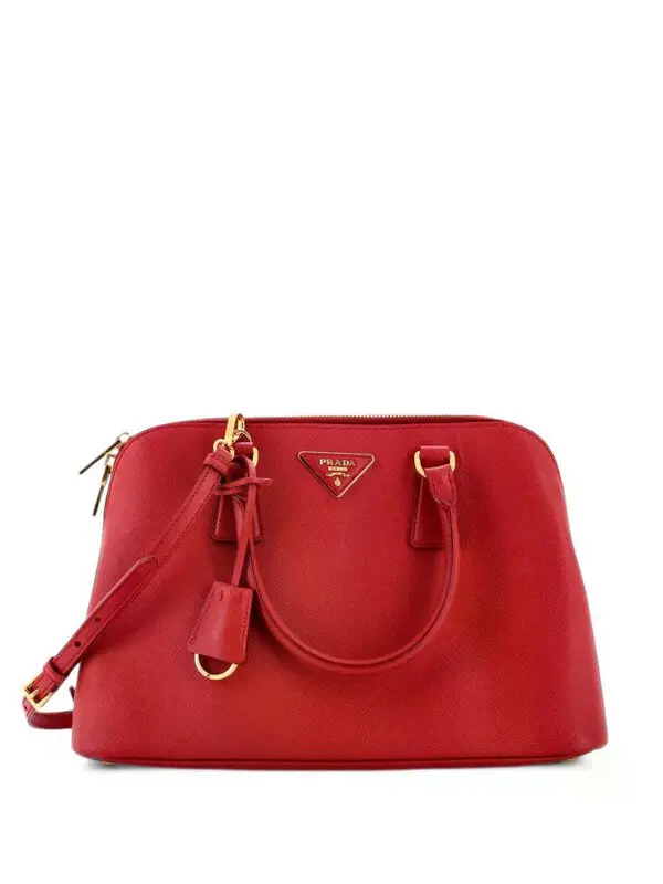 Prada Promenade Bag Saffiano Leather Medium Satchel