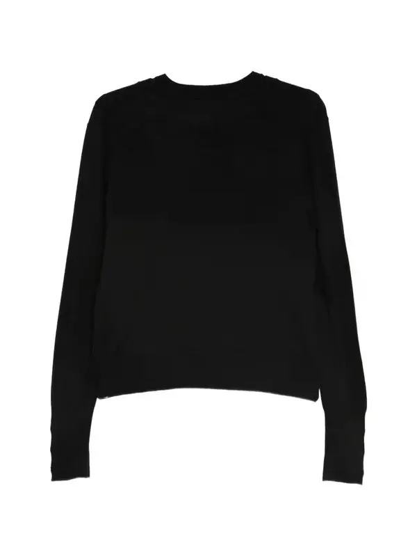 Patrizia Pepe Embellished Cut-out Sweater
