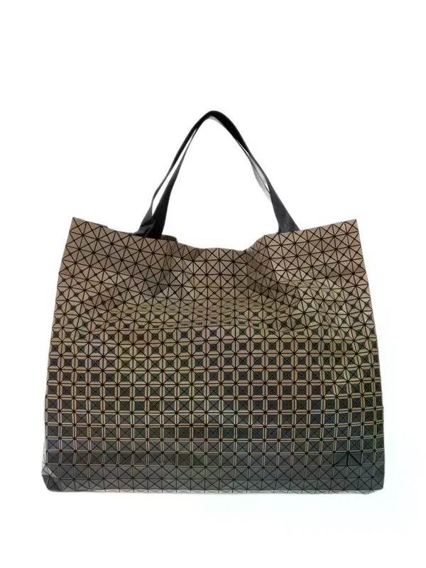 Issey Miyake Geometric-panel Tote Bag - Brown