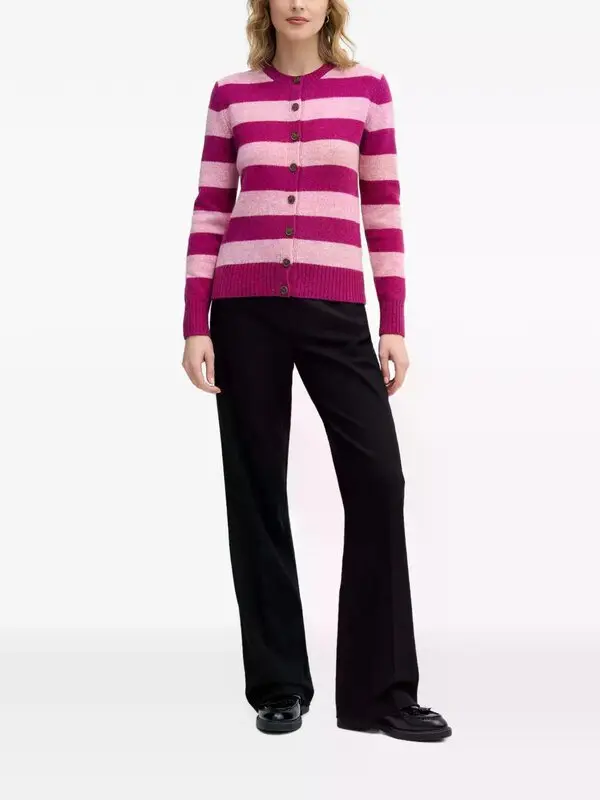 BENETTON Striped Cardigan