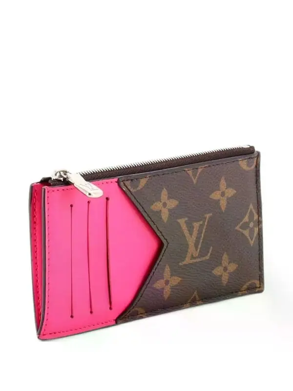 LOUIS VUITTON Coin Macassar Monogram Canvas Card Holder