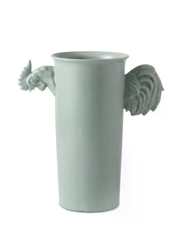REBIRTH CERAMICS Large Gallo Cockerel-detail Vase