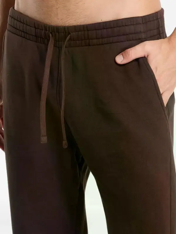 MC2 SAINT BARTH Drawstring-waist Bolt Track Pants - Brown