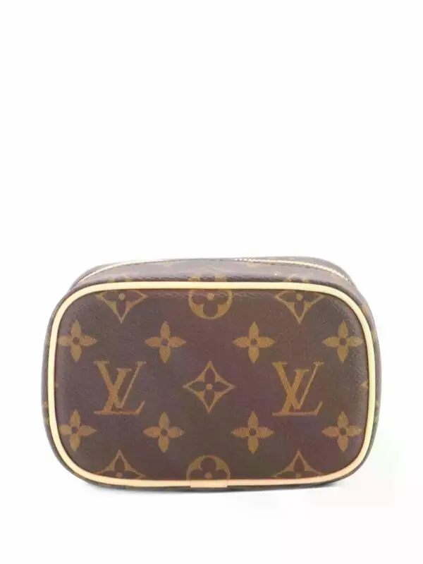 LOUIS VUITTON Nice Vanity Case Monogram Canvas Nano Pouch