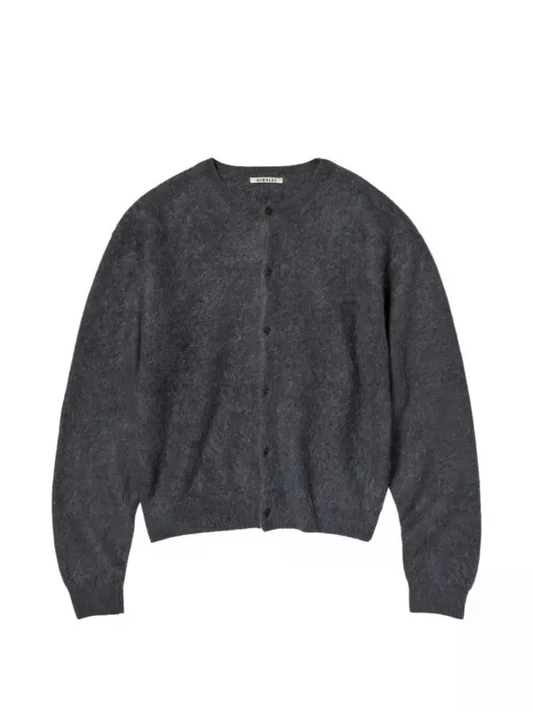 Auralee Garment-dyed Cardigan