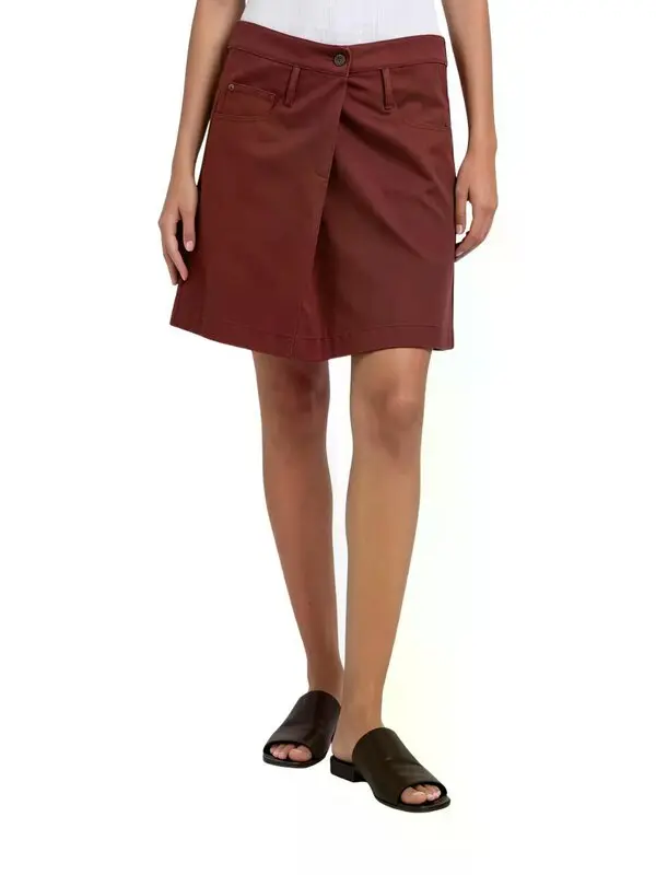 Brunello Cucinelli Wrap-front Skirt