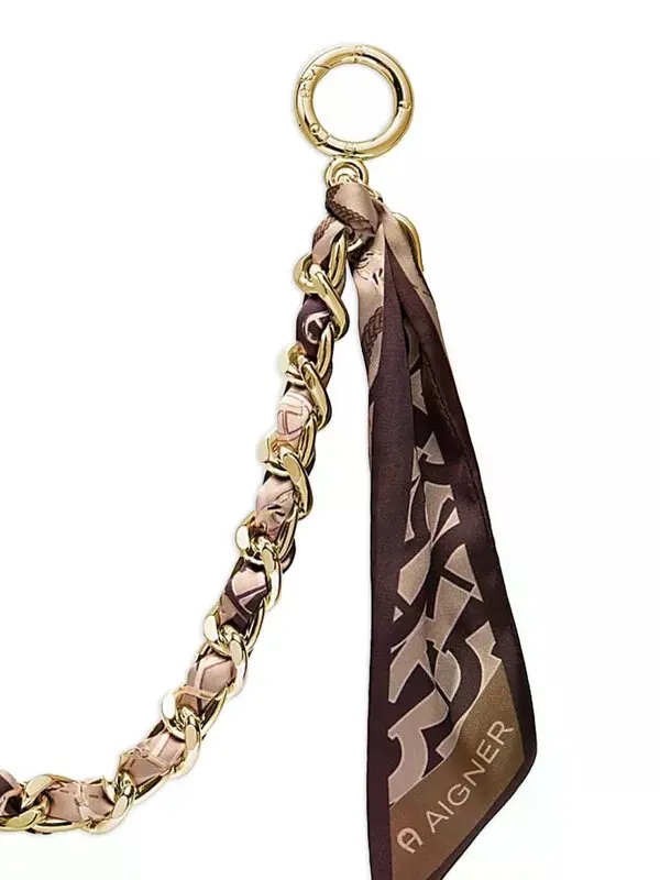 AIGNER Logo-print Interwoven Bag Strap